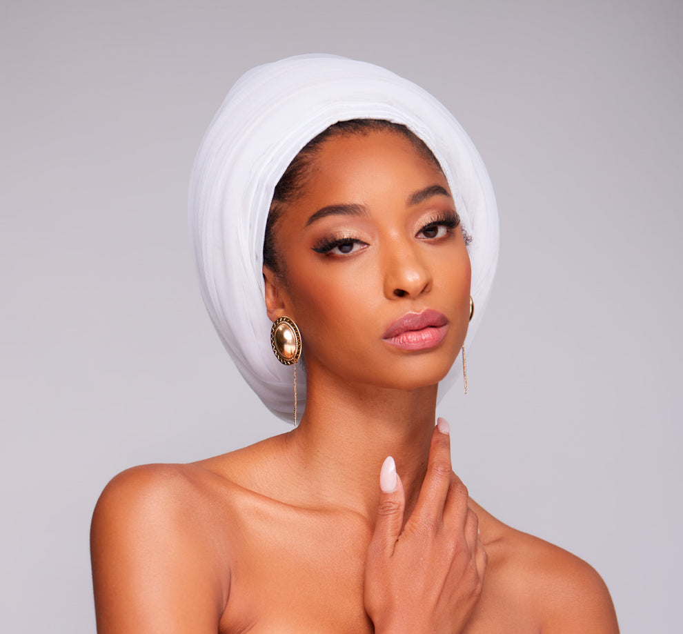 Angelina Swann Presenting Jimruna Turban